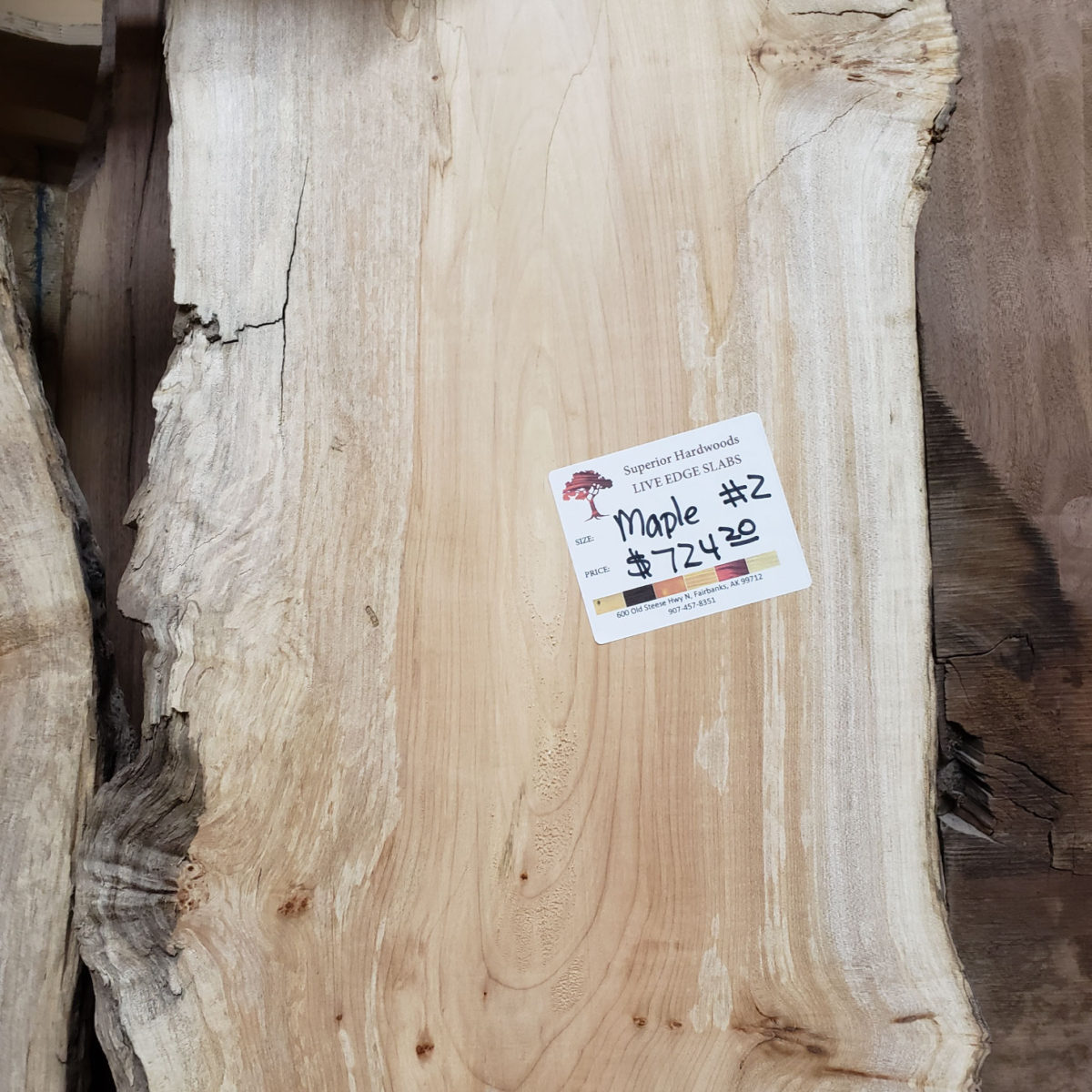 Slab-Maple-up-close - Superior Hardwoods